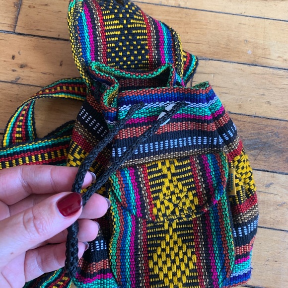 Bags | Mexican Woven Mini Backpack | Poshmark